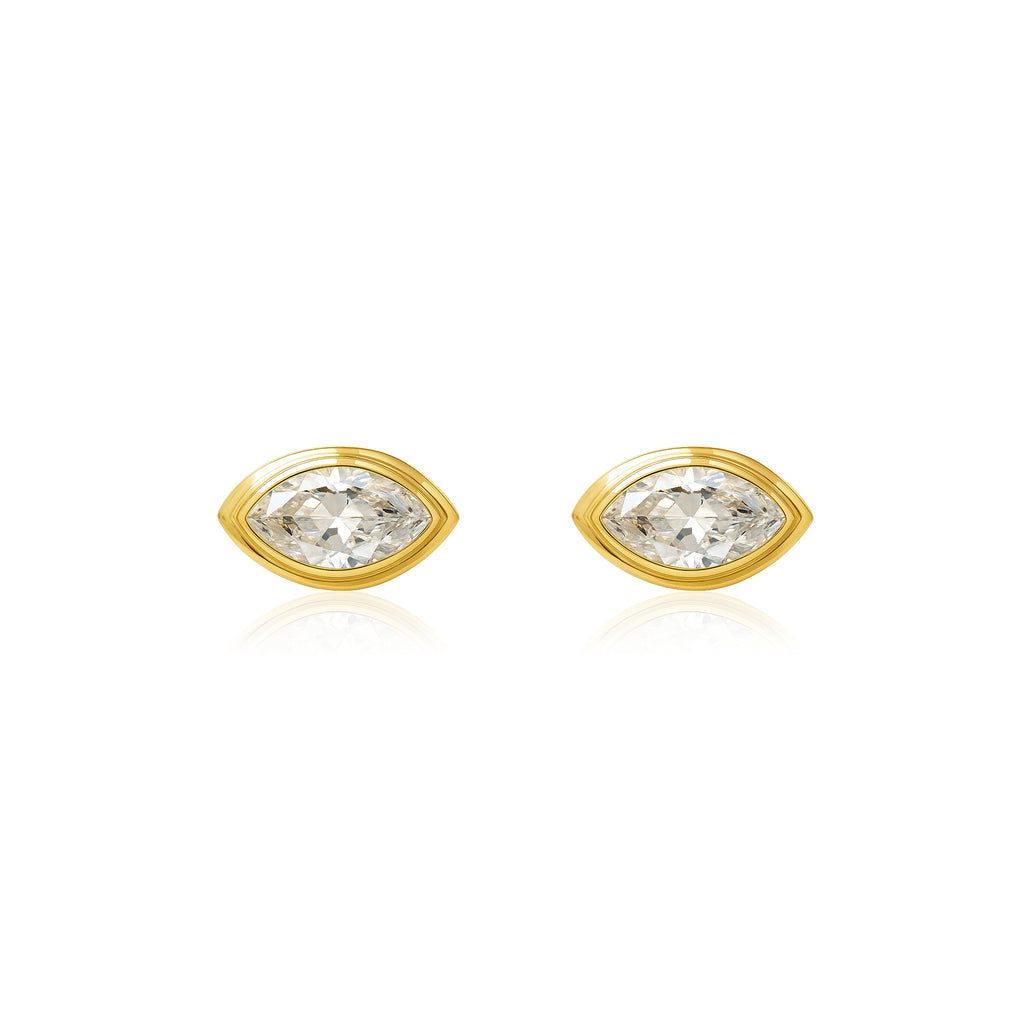Crystal Eye Studs – Doukissa Nomikou