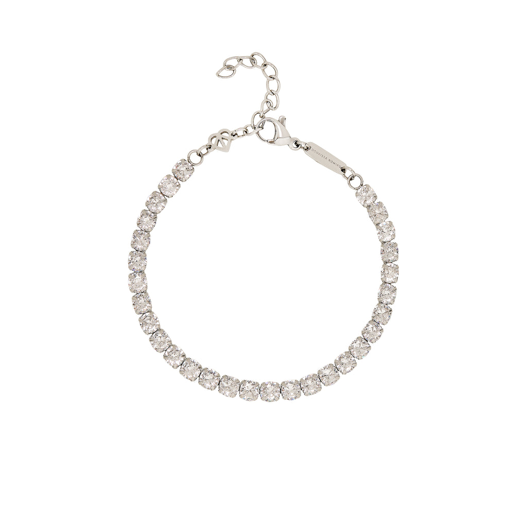 Tennis Bold Bracelet Silver – Doukissa Nomikou